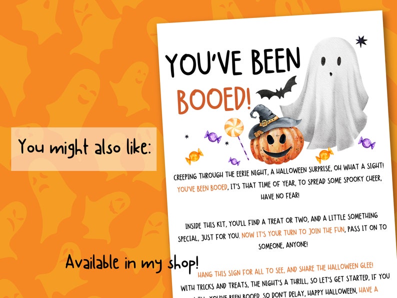 Boo Basket Questionnaire, Boo Buddy Halloween Gift Exchange, Printable ...