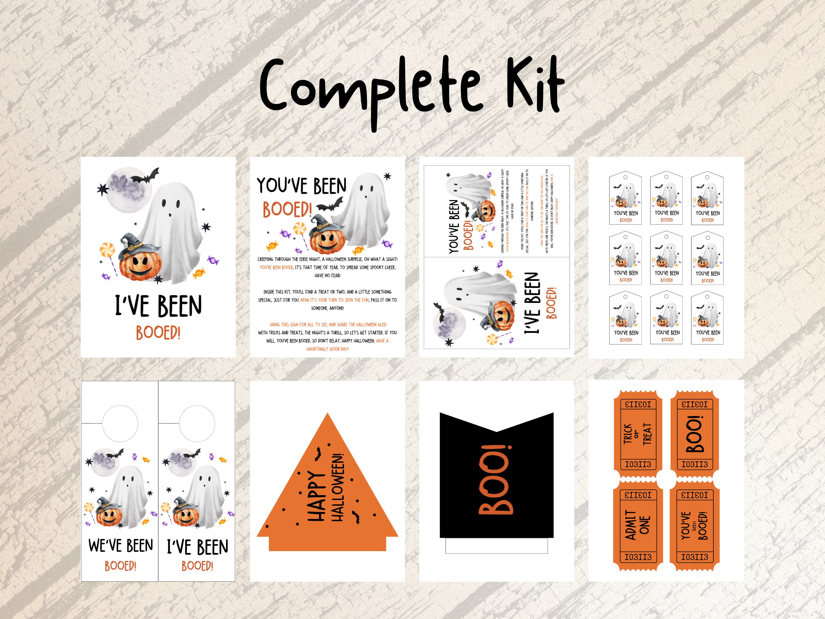 You've Been Booed Halloween Office Coworker Activity - Etsy