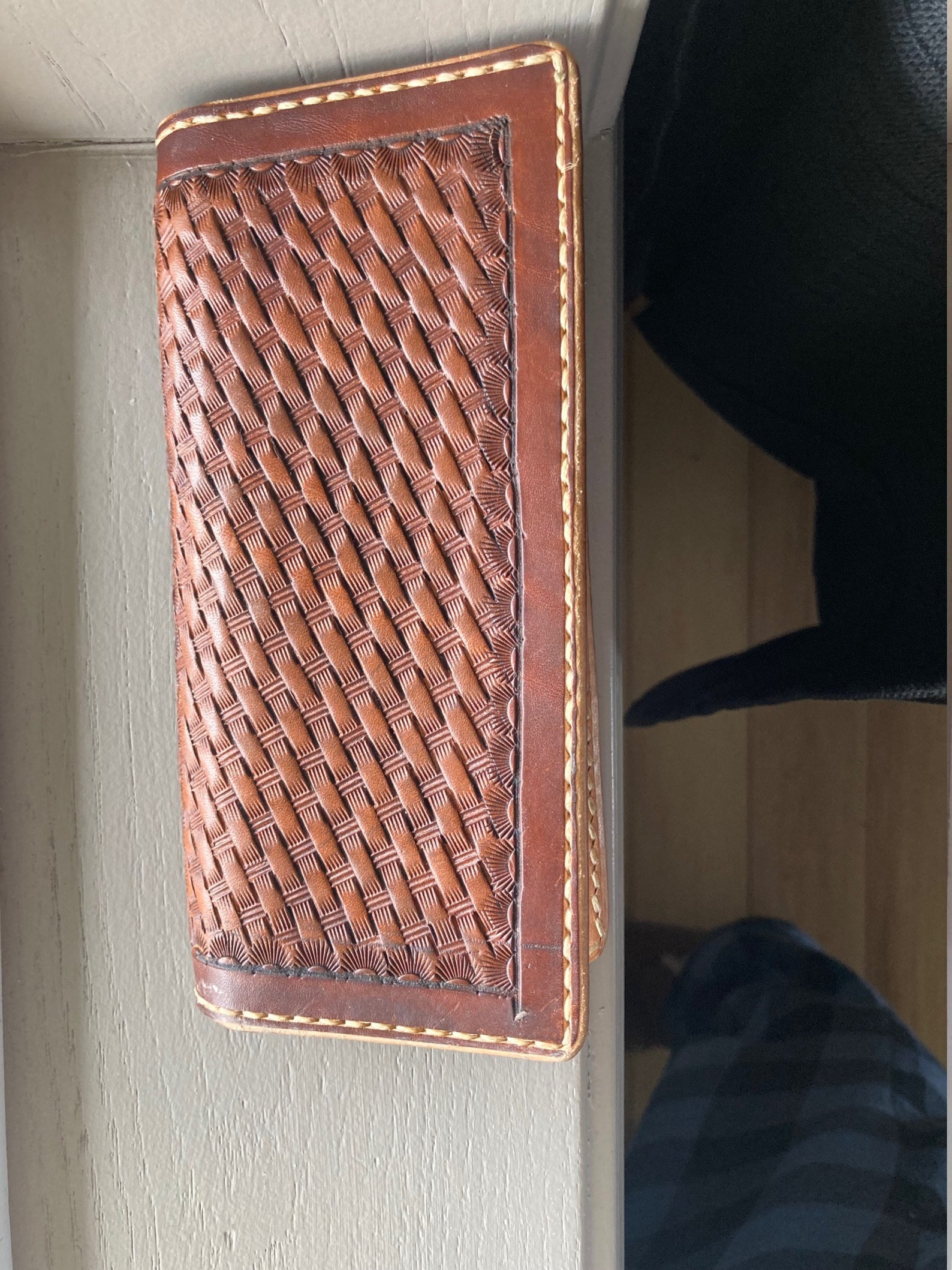 Leather Checkbook Cover - Etsy