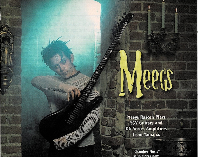 Meegs Rascon of Coal Chamber - Yamaha Guitars - 2001 Print ...