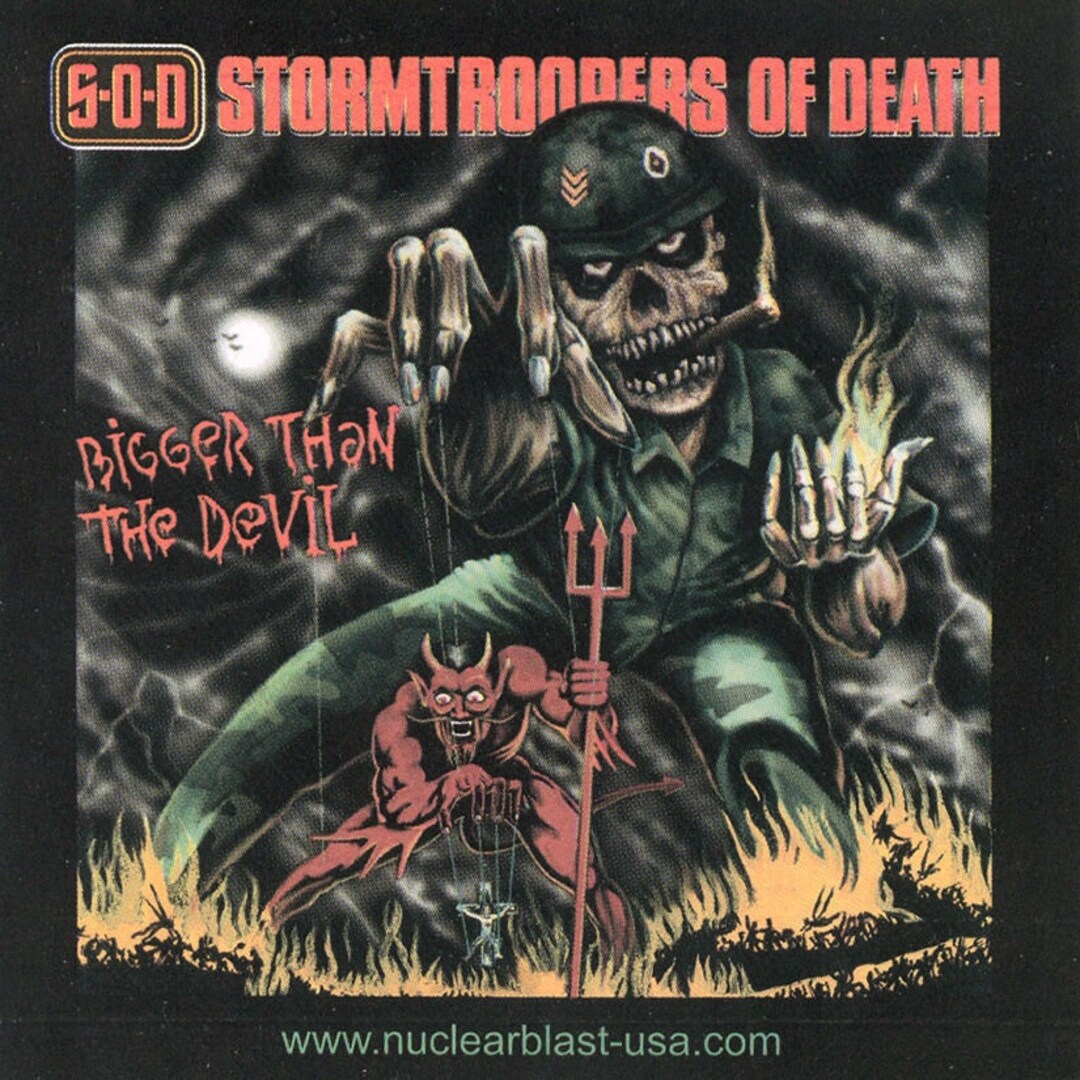 Stormtroopers of Death S.O.D. Window Sticker 4 in X 4 in VINTAGE - Etsy