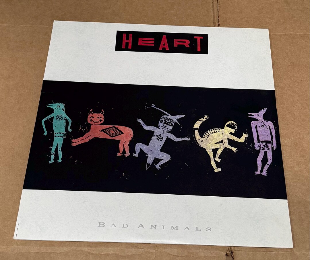 Heart - Bad Animals - Vintage - [1987] Vinyl LP 33 RPM Capitol EMI ...