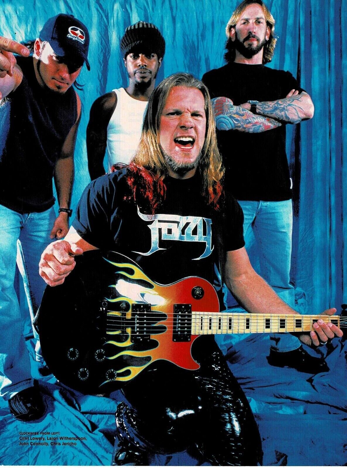 Sevendust & Chris Jericho - Music Print Ad Photo - 2002 - Etsy