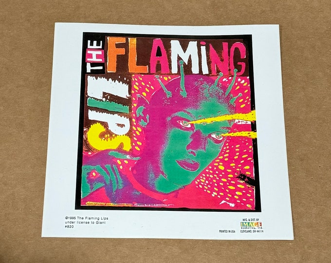 Vintage the Flaming Lips Window Sticker (6x6 In) - Etsy