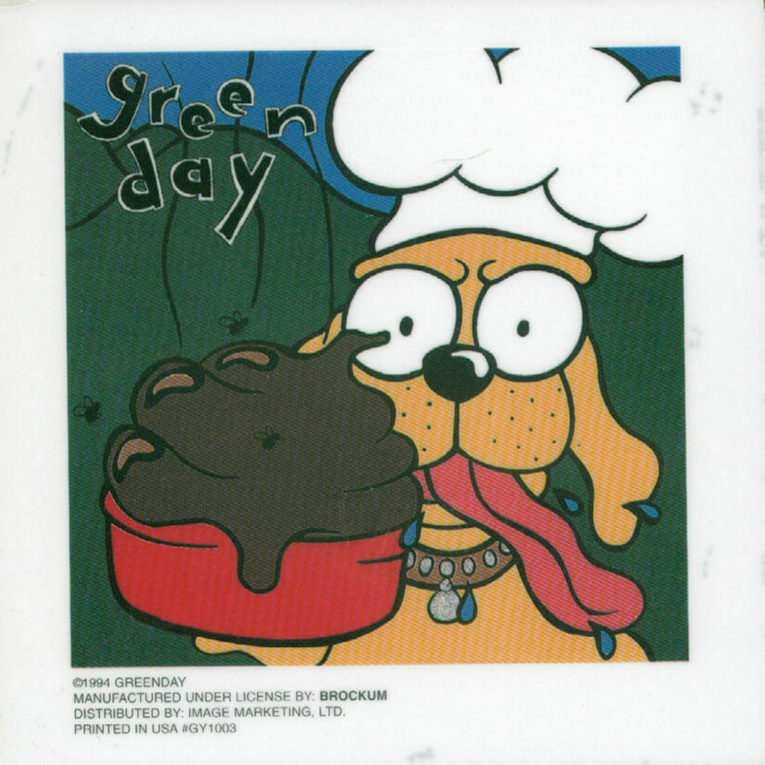 GREEN DAY DOOKIE Window Sticker 6 in X 6 in Vintage - Etsy