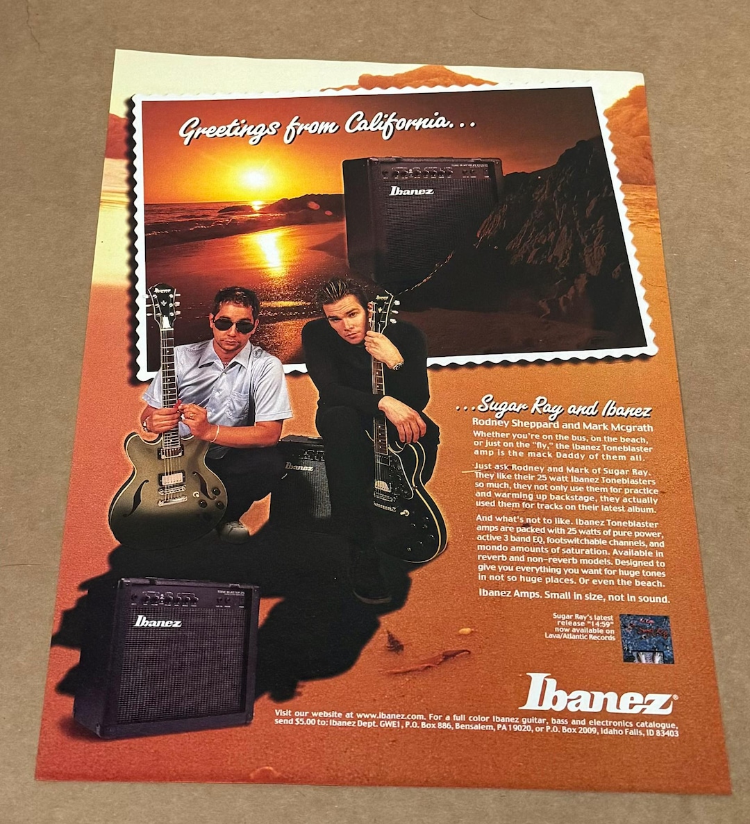 Rodney Sheppard & Mark Mcgrath of Sugar Ray - Ibanez Amps Guitars ...