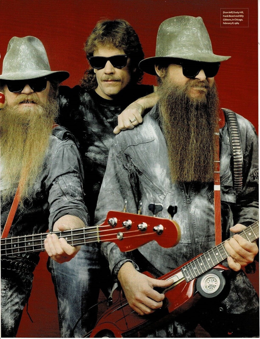 ZZ TOP Dusty Hill / Frank Beard / Billy Gibbons Music Print Ad Photo - Etsy