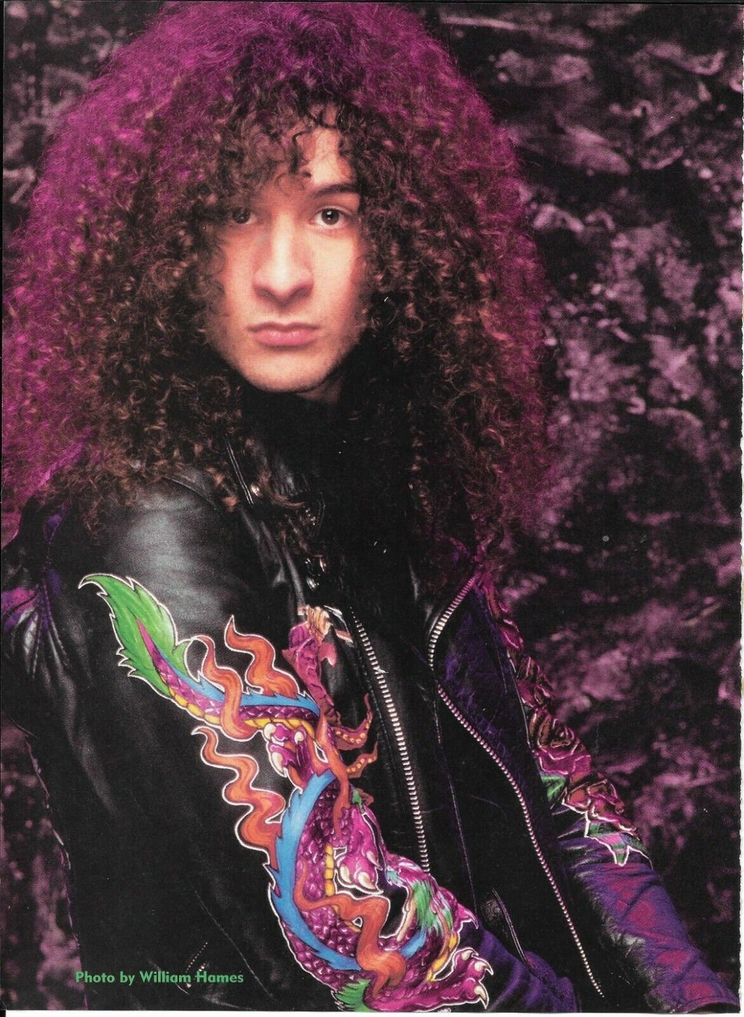 Greg D'angelo of White Lion - Music Print Ad Photo - 1991 - Etsy