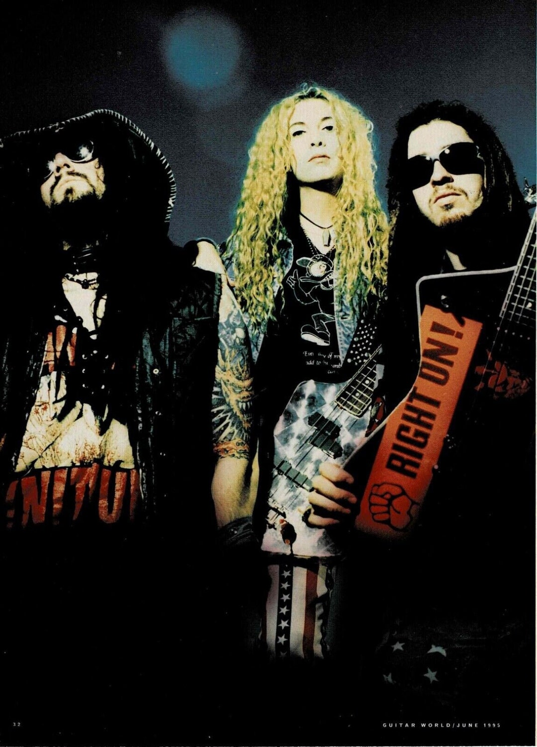 Rob Zombie /jay Yeunger / Sean Yseult of WHITE ZOMBIE - Print Ad Photo - 1995 - Etsy