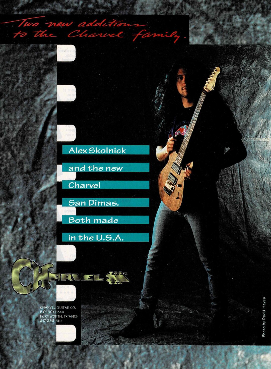 Alex Skolnick of Testament & Savatage - Charvel Guitars - Print ...