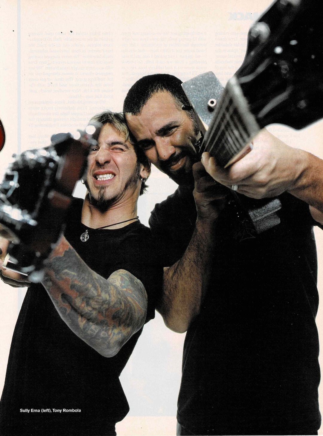 Sully Erna & Tony Rombola of Godsmack 2003 Music Print Ad Photo - Etsy