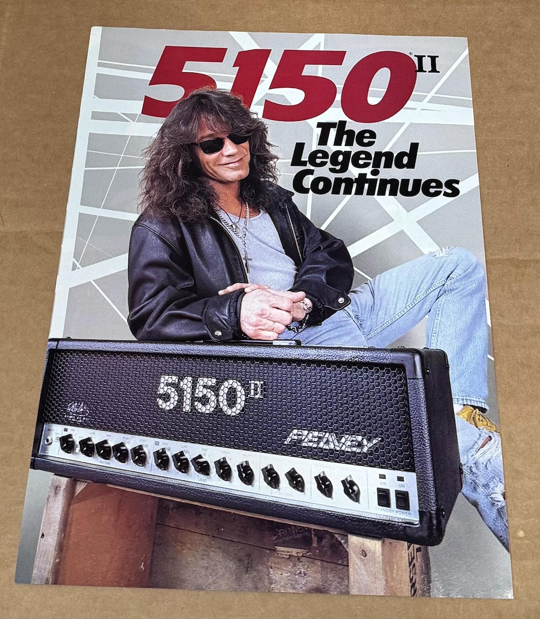 Eddie Van Halen - Peavey Amps - 2000 Print Advertisement - Etsy