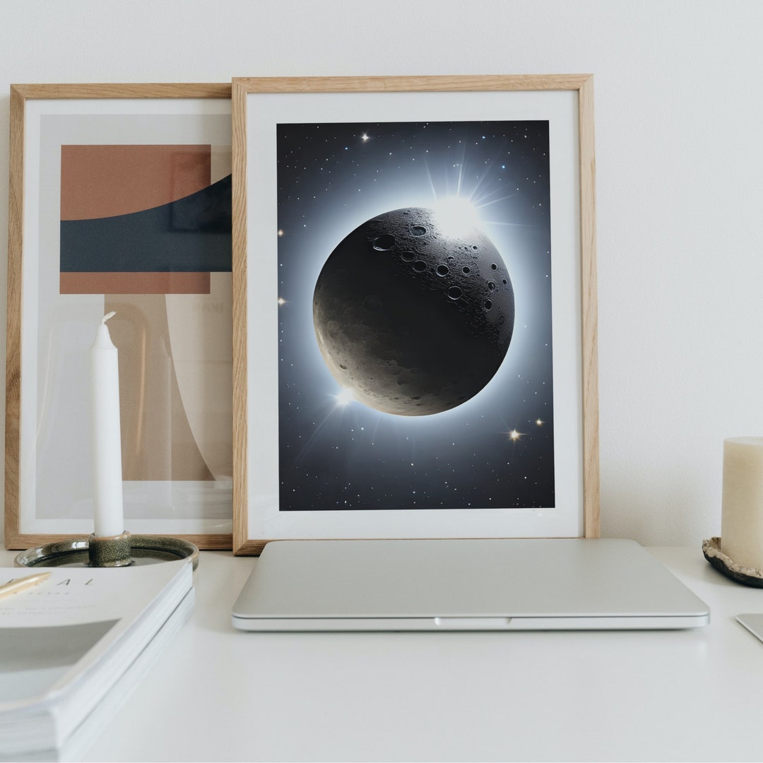 The Moon Luminary of Emotions, AI Generated Art, Symbolism Artwork ...