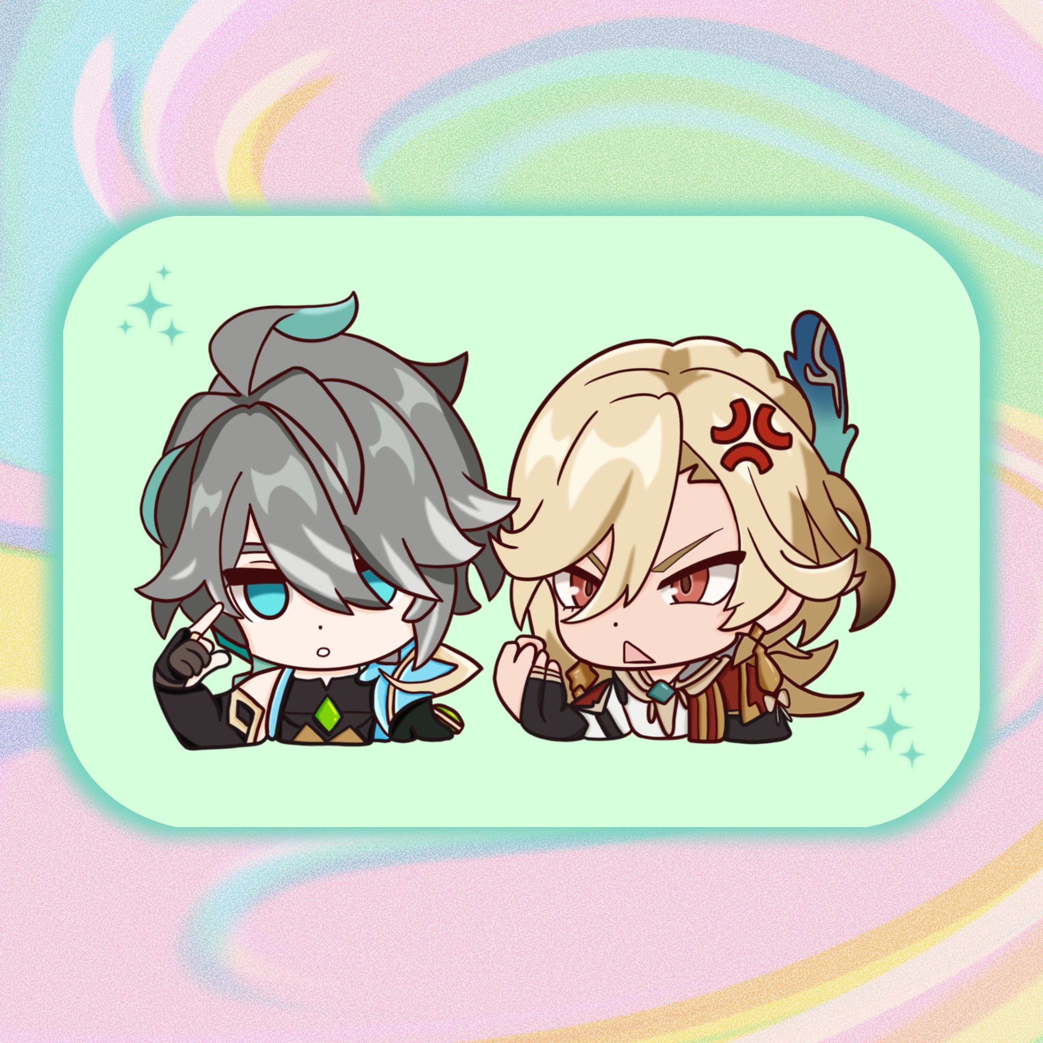 Kavetham Alhaitham Kaveh Genshin Impact Postcard Print - Etsy