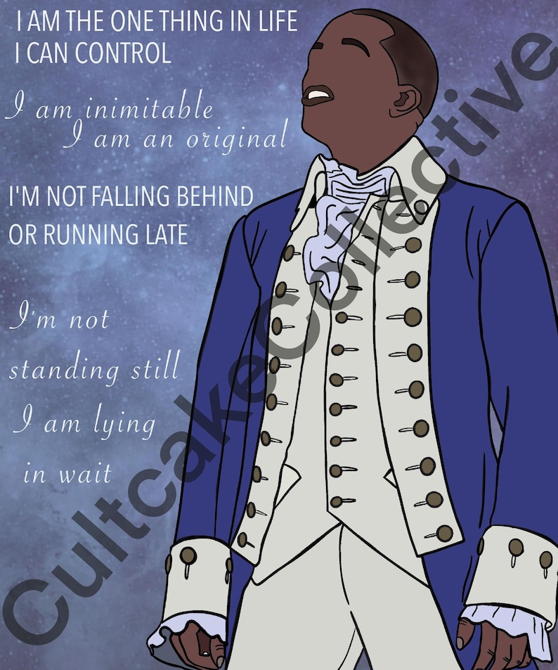 Aaron Burr Wait for It Hamilton Print - Etsy