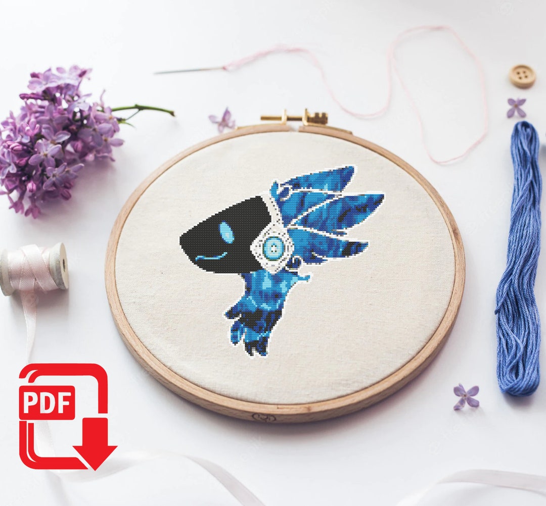 Protogen Blue Fursuit Head Cross Stitch Pattern Fursuit Head - Etsy