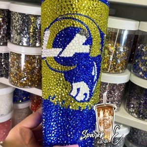 Pre-order) LA Rams Full Bling Tumbler - Etsy