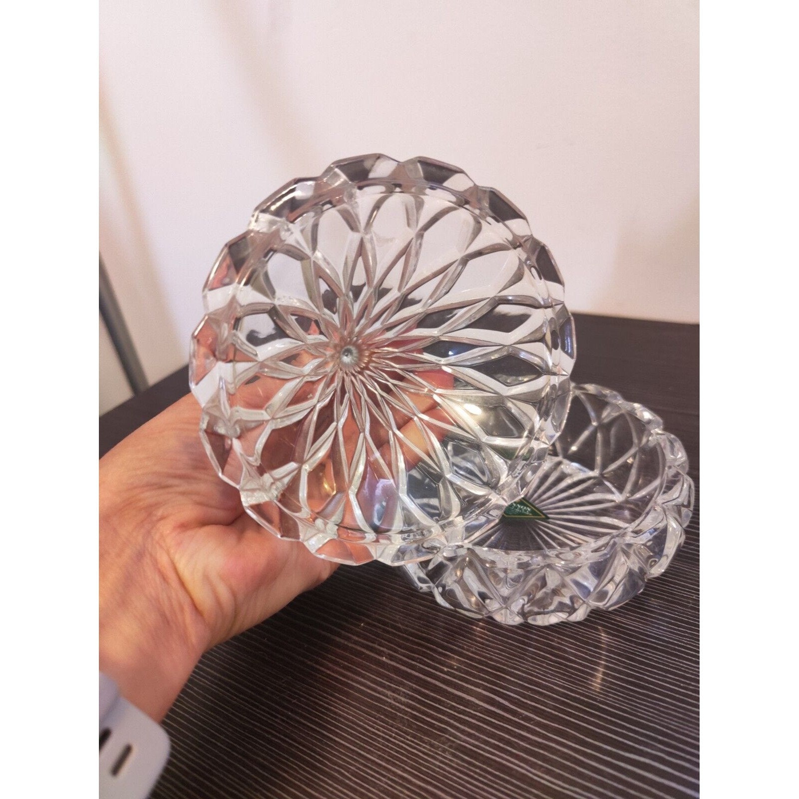 Shannon Crystal Designs of Ireland Lead Crystal Candy Holder Bowl - Etsy