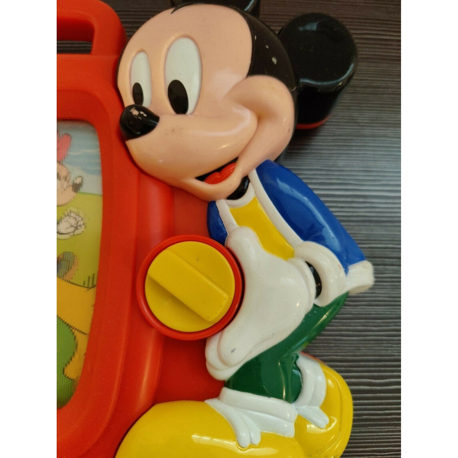 Vintage 80's Disney Mickey Mouse Musical TV Screen With ON/OFF Switch ...