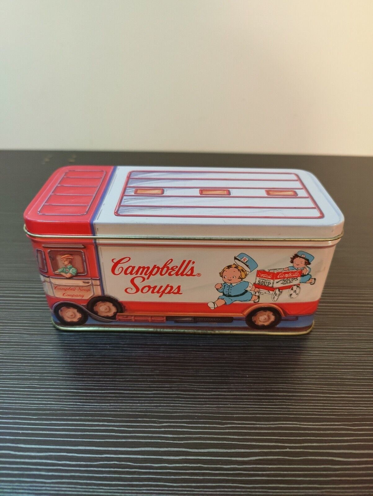 Vintage Campbell Soup Truck Tin Box Collectible Trinket Box - Etsy