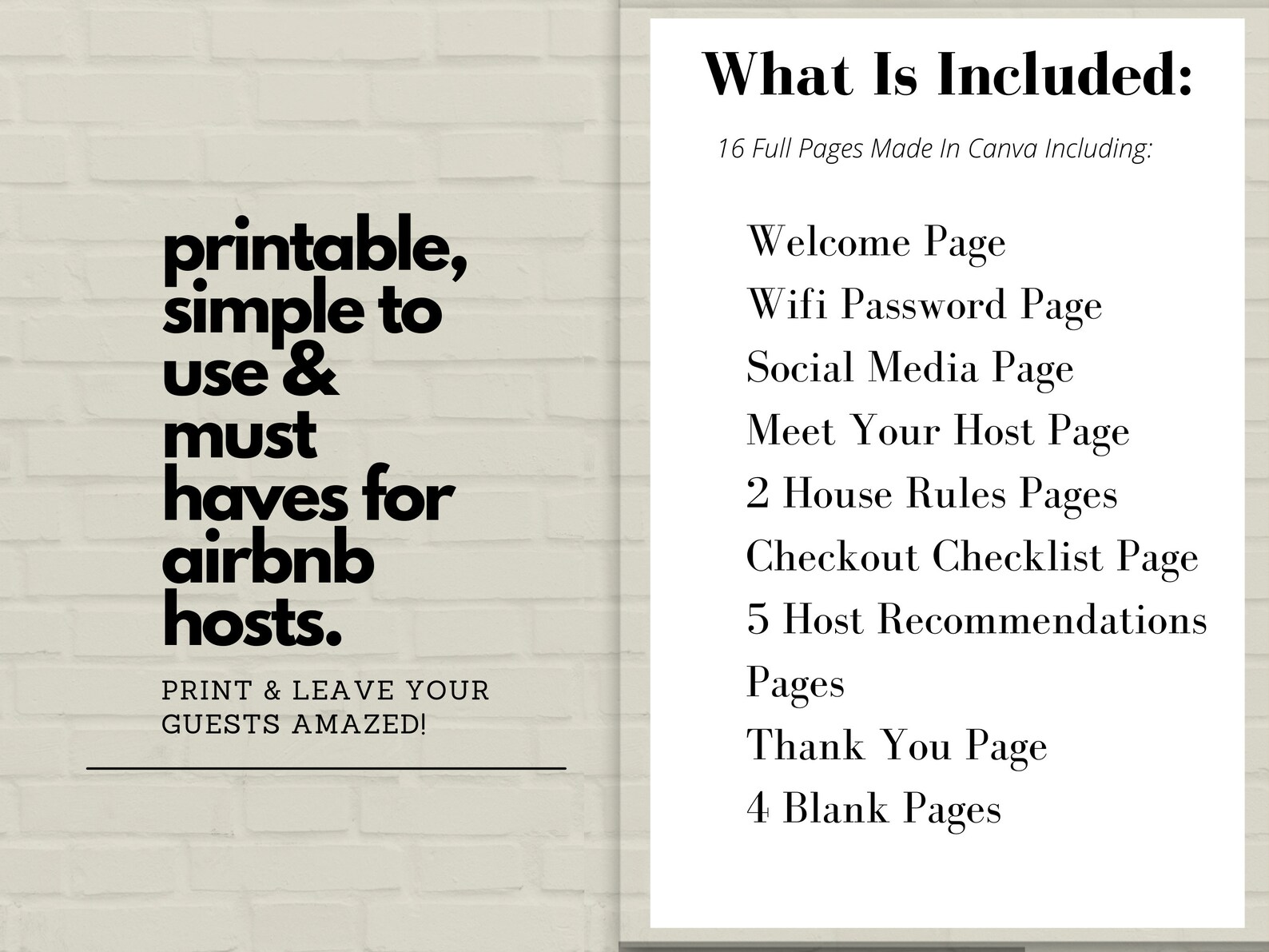The Perfect Airbnb Welcome Book Guidebooks Rental Booklets - Etsy