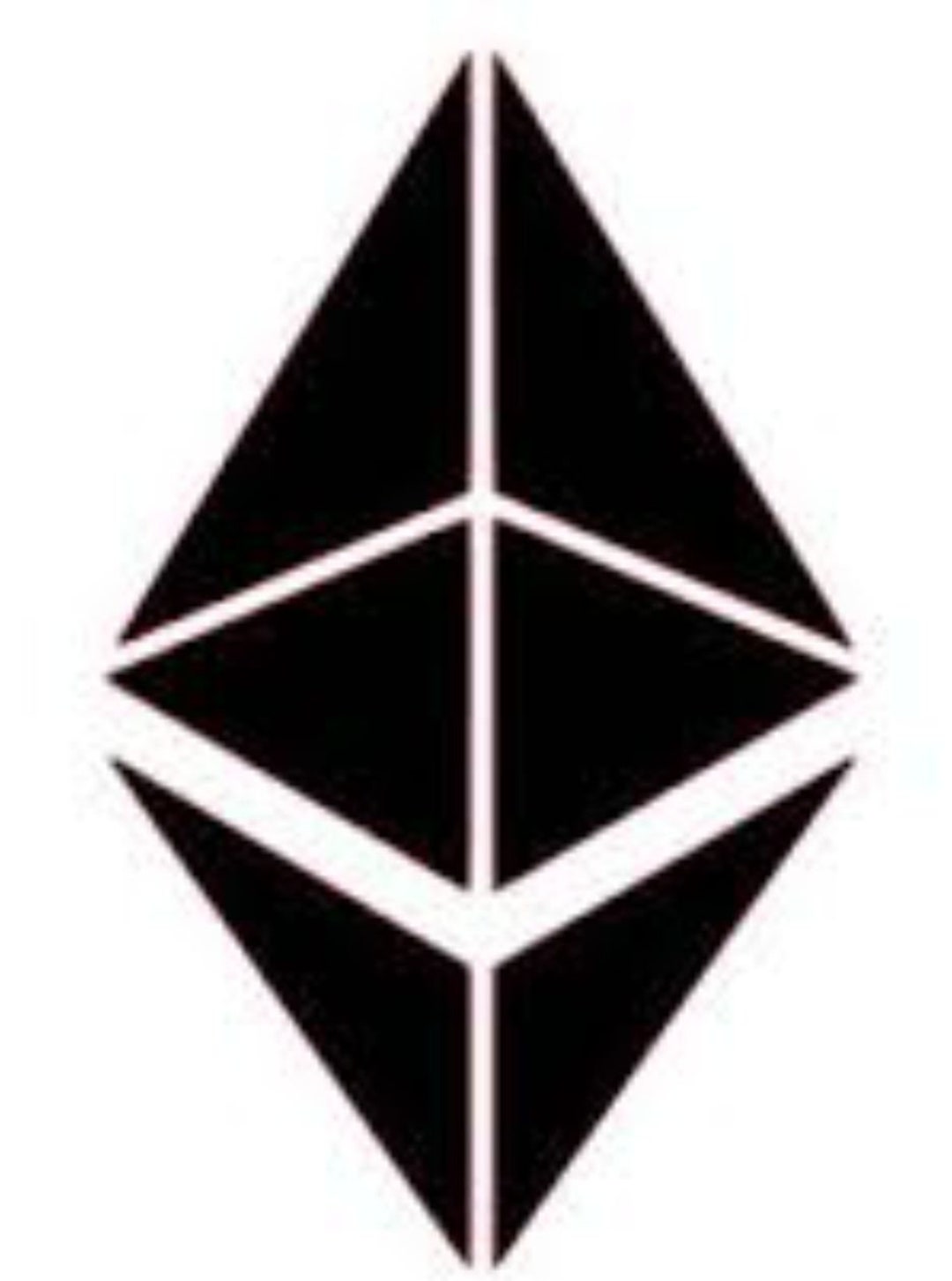 Ethereum ETH Lines Logo Crypto Bumper Car Vinyl Decal Sticker Money SUV ...