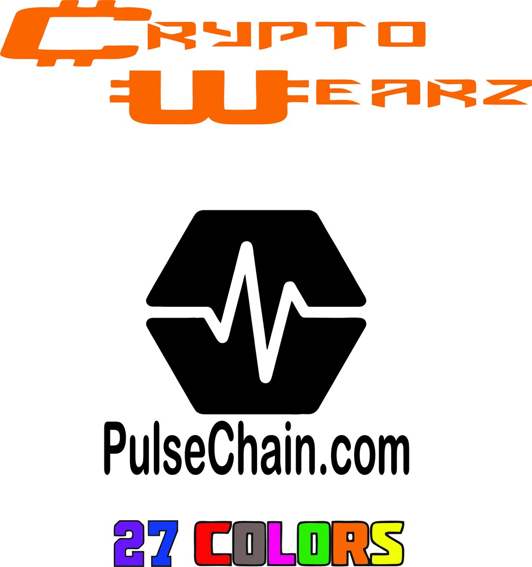 Pulse Chain Combo Logo Crypto Bumper Hex Hexican Car Vinyl Decal ...