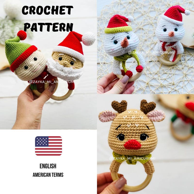 Amigurumi rattle - Etsy.de