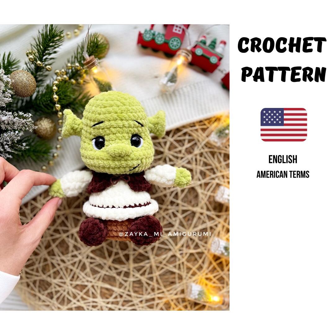 Cute Ogre Crochet Pattern – Amigurumi Toy Pattern for Fans - Etsy
