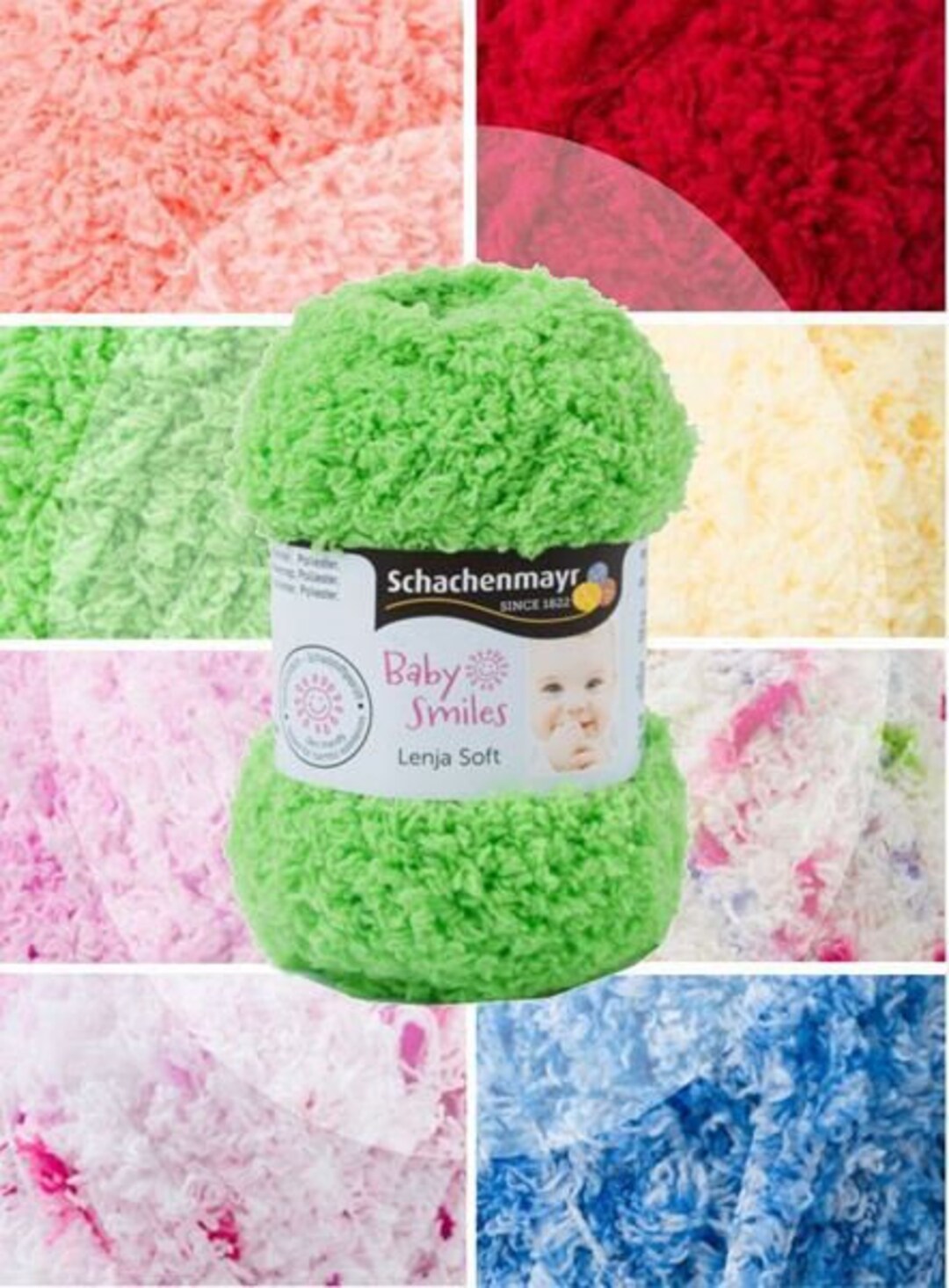 Baby Smiles Lenja Soft From Schachenmayr 85 M 25g/ Analogous to Alize ...
