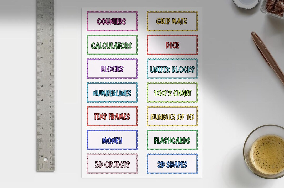 Editable Colourful Classroom Decor Pack - Etsy