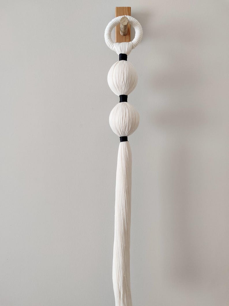 Handmade Macrame Ball Wall Hanging: Boho Scandinavian Decor - Etsy