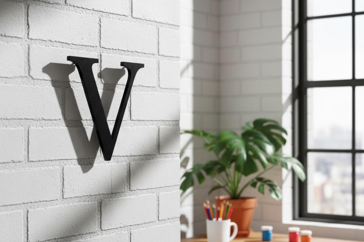 Letter V STL SVG | Playfair Font | 3D Print, Laser Cut - Etsy