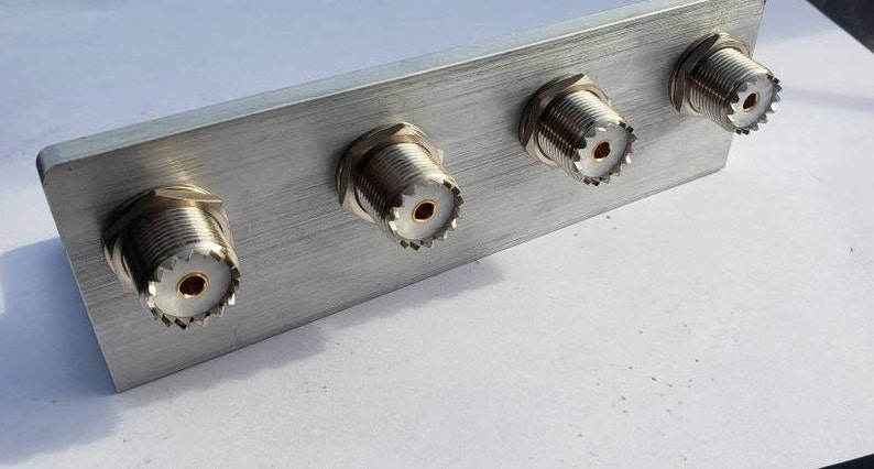 PL-259 4 Port Bulkhead Wall Mount. SO-239 Patch Panel Ham - Etsy