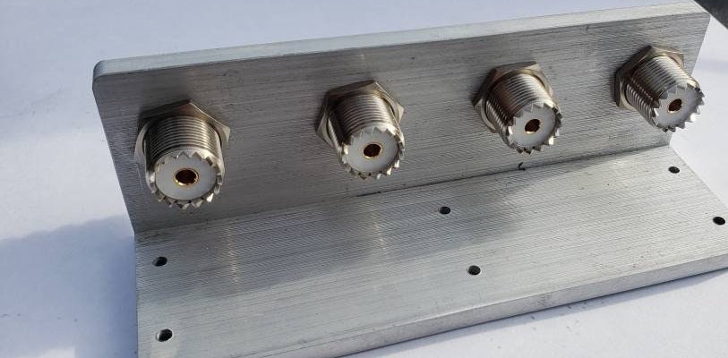 PL-259 4 Port Bulkhead Wall Mount. SO-239 Patch Panel Ham - Etsy