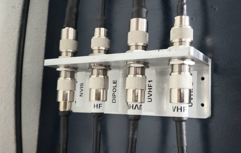 PL-259 4 Port Bulkhead Wall Mount. SO-239 Patch Panel Ham - Etsy