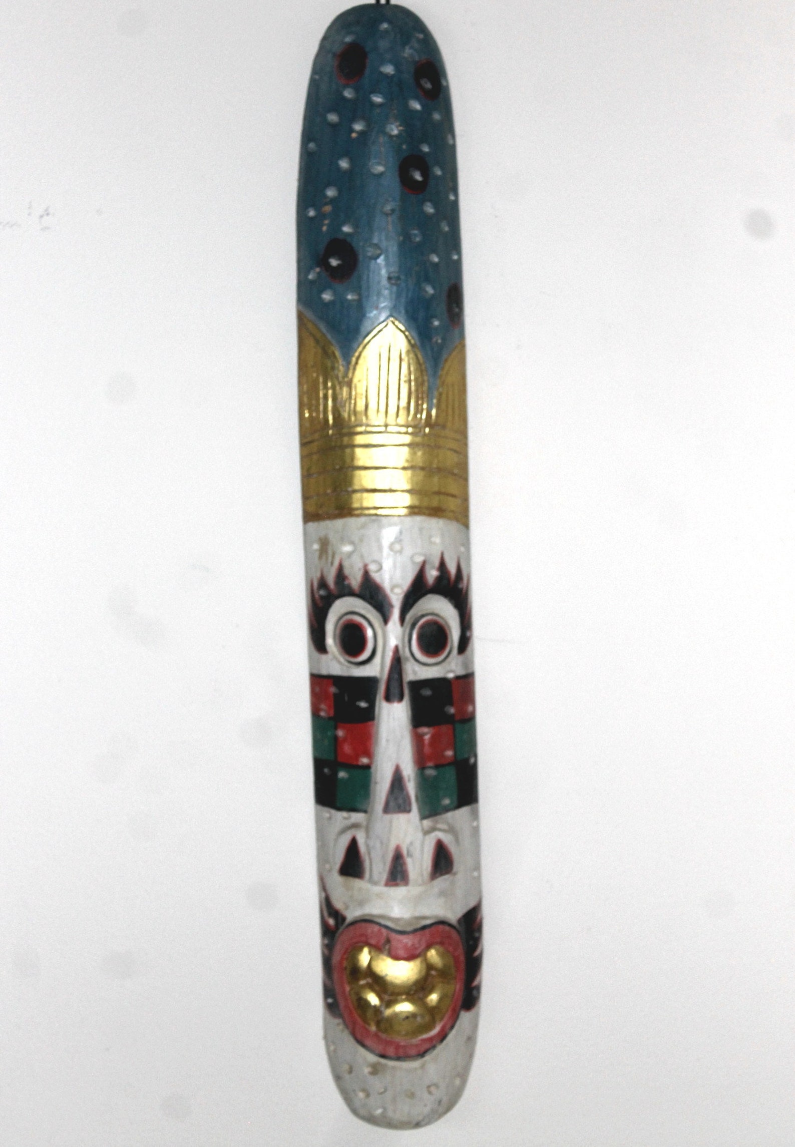 Vintage Tiki Mask Wall Hanging-hand Carved Albesia - Etsy