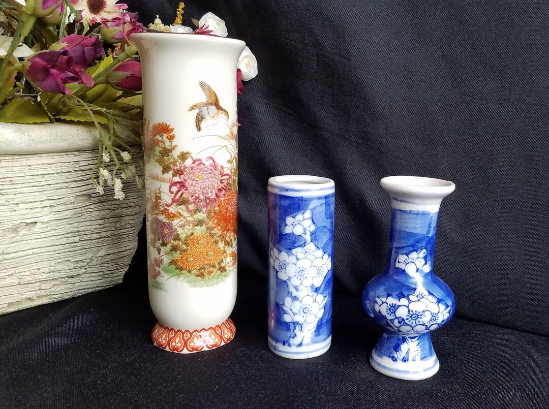 Vintage Small Asian Vase - 3 Assortment (sold Individually) - Etsy