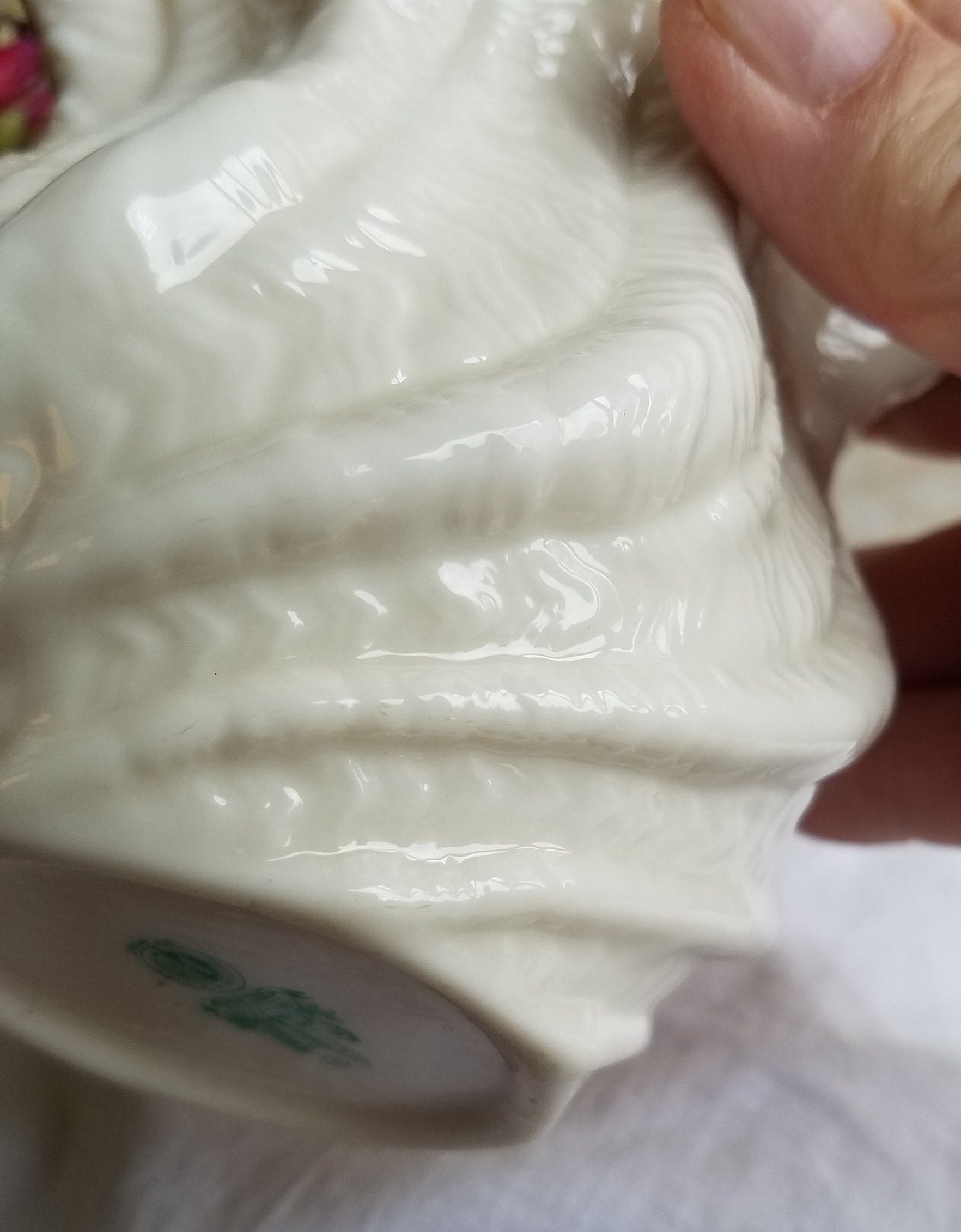 Belleek Ivory Neptune Seashell Vase / Bowl - Etsy
