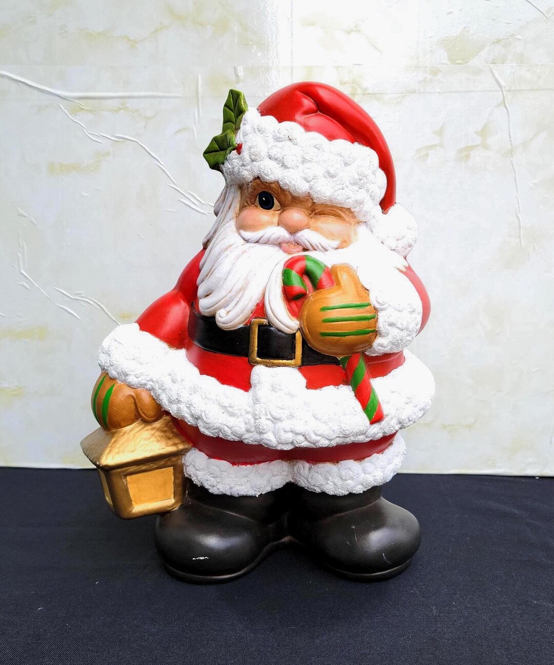 Vintage Large Ceramic Santa Claus Figurine - 12.5"h - Etsy