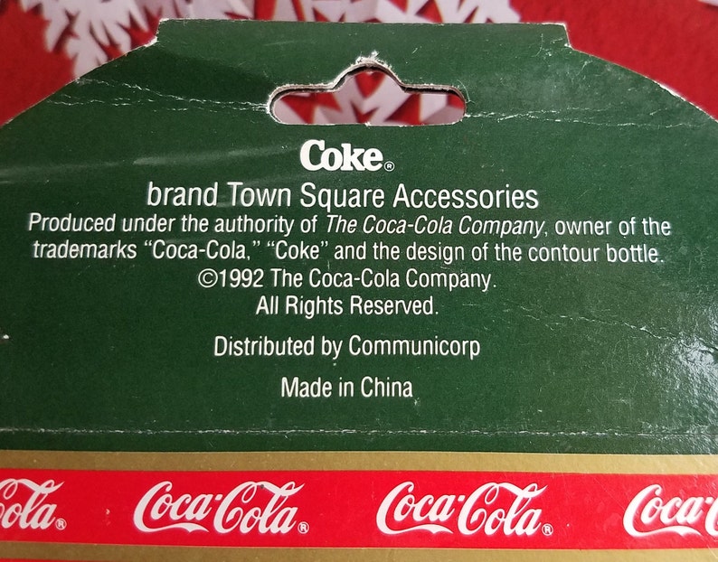 Vintage Coca Cola Town Square Collection: Delivery Truck & Man - Etsy