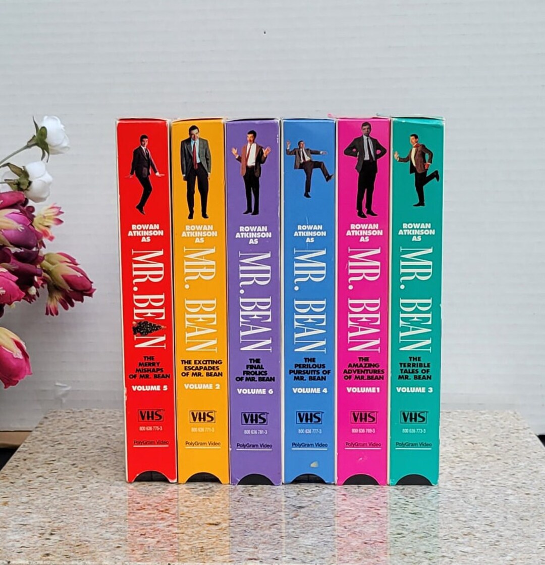 Vintage Mr Bean VHS Tapes Collection - Set of 6 - Etsy