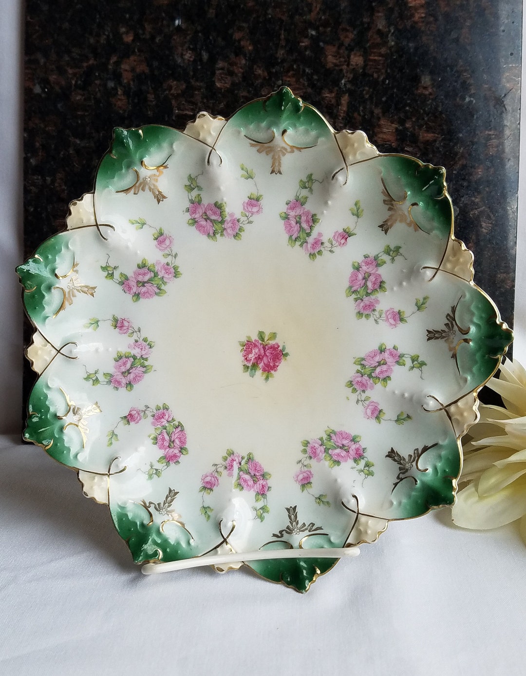 Antique MZ Austria Platter/ Cabinet Plate / Collectible Platter - Etsy