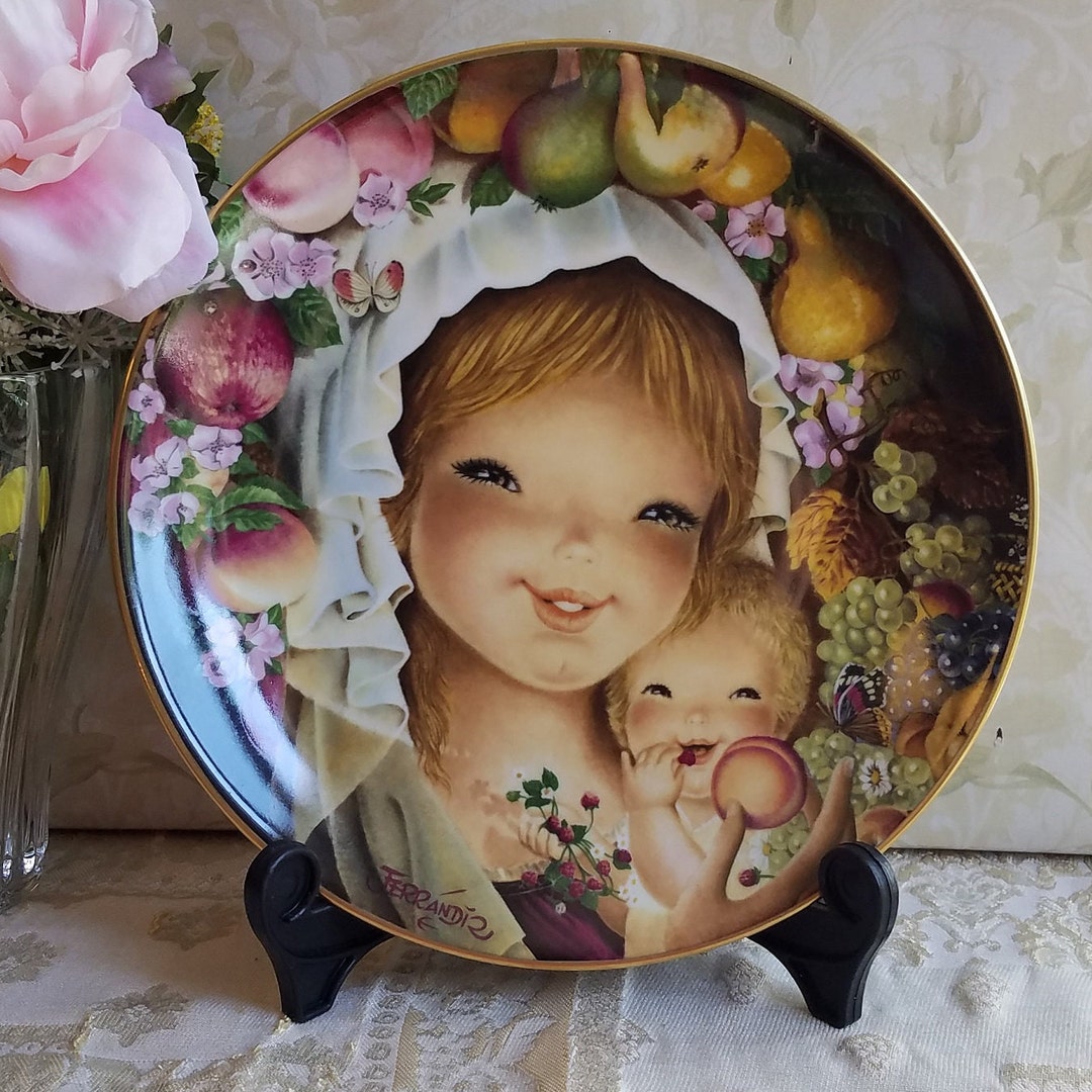 Mother and Child Collectible Plates/ferrandiz Timeless Theme /schmid ...