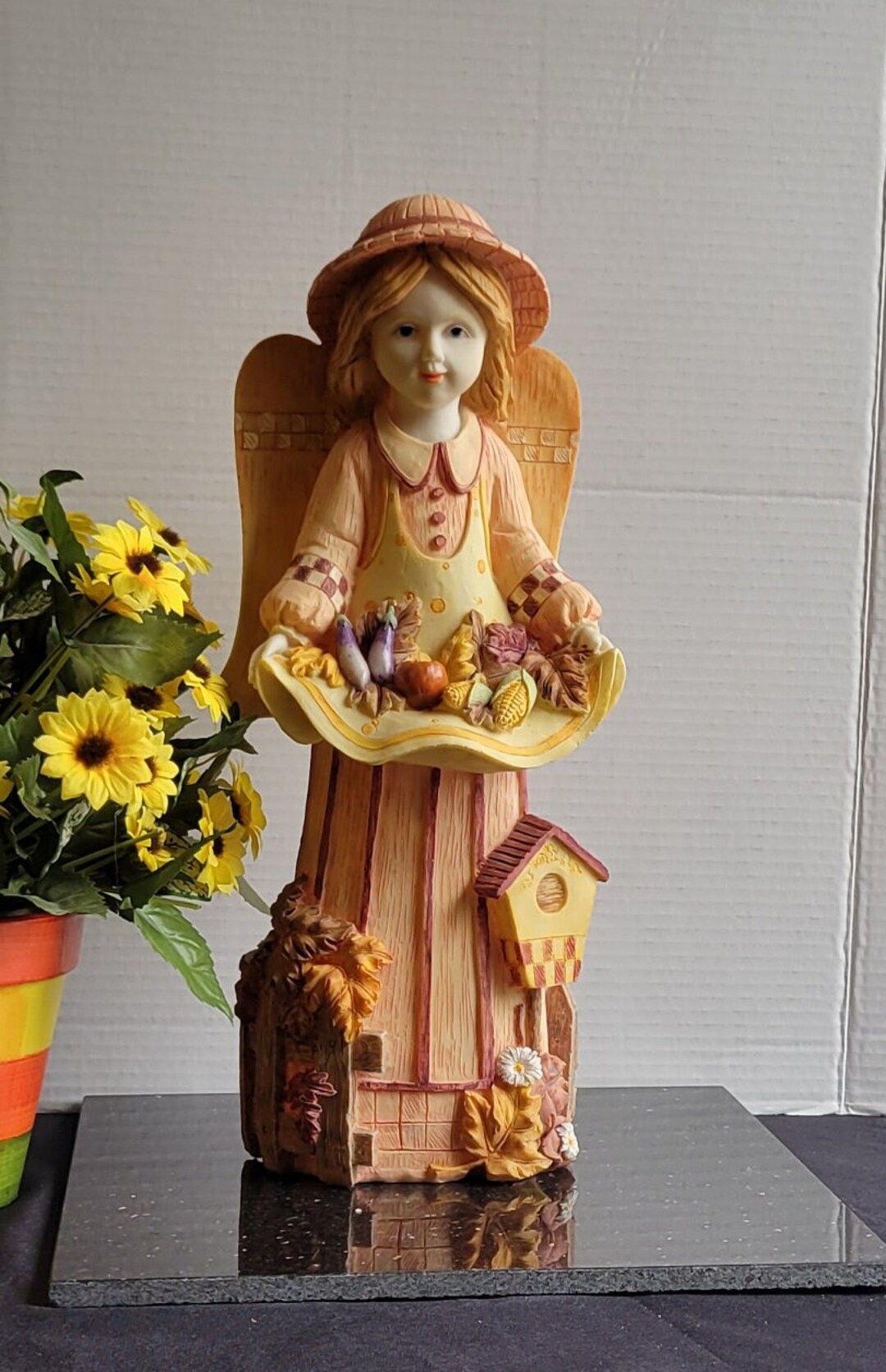 Resin Harvest Angel of Generosity Figurine - 16"h - Etsy
