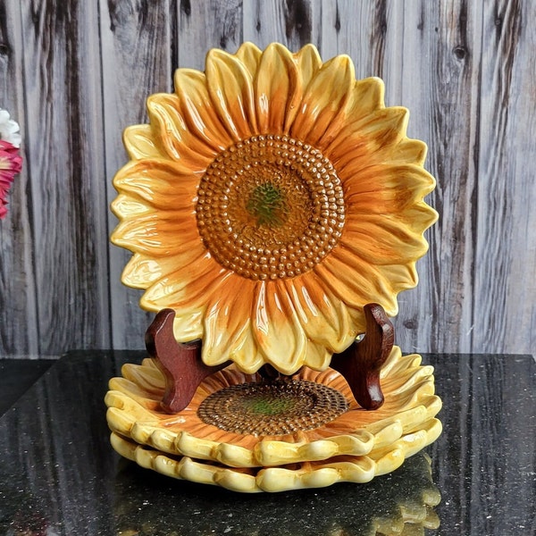 Sunflower Plate - Etsy