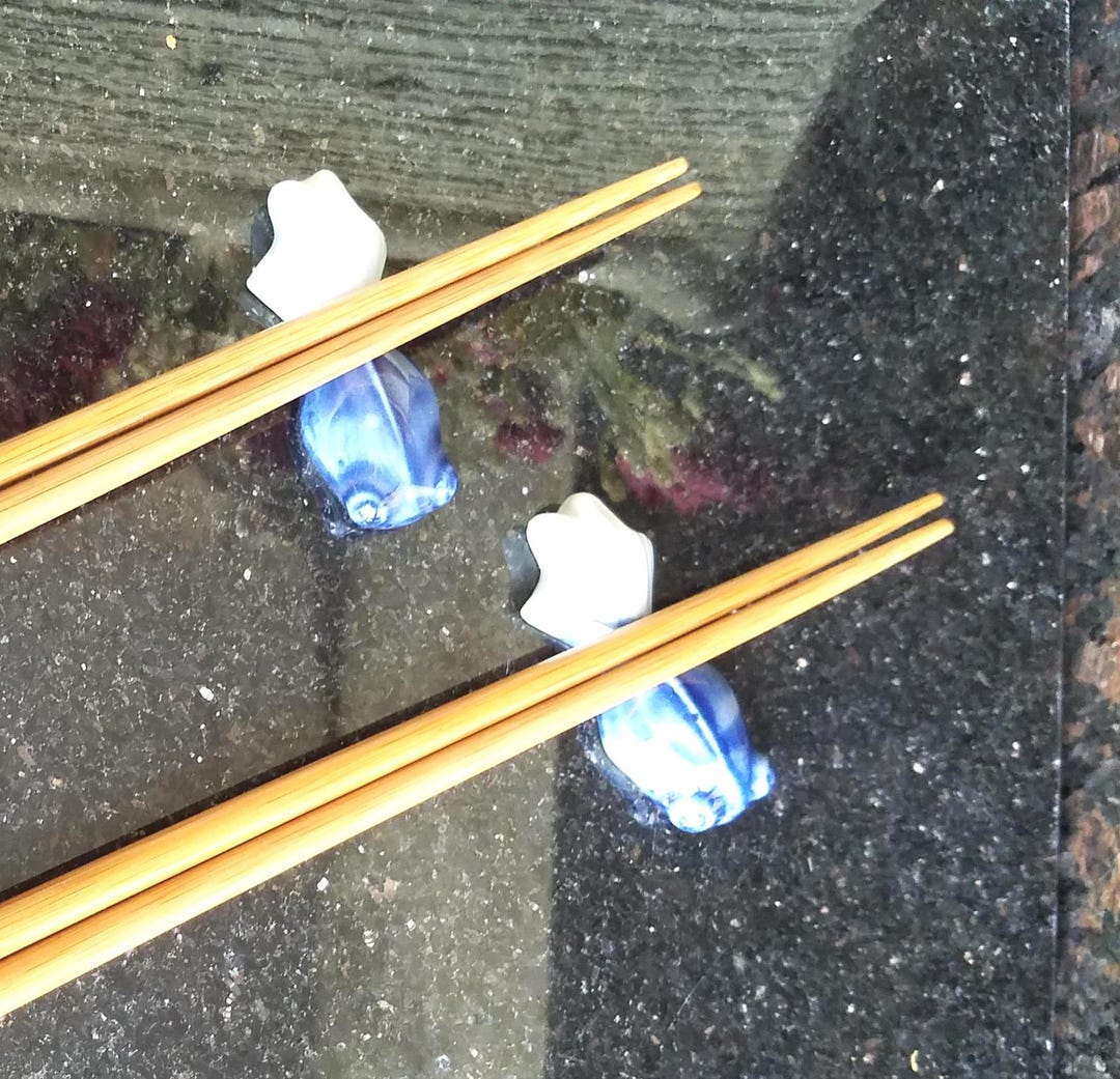 Japanese Ceramic Fish Shape Chopstick Rest / Hashioki 箸置き - Set of 2 - Etsy