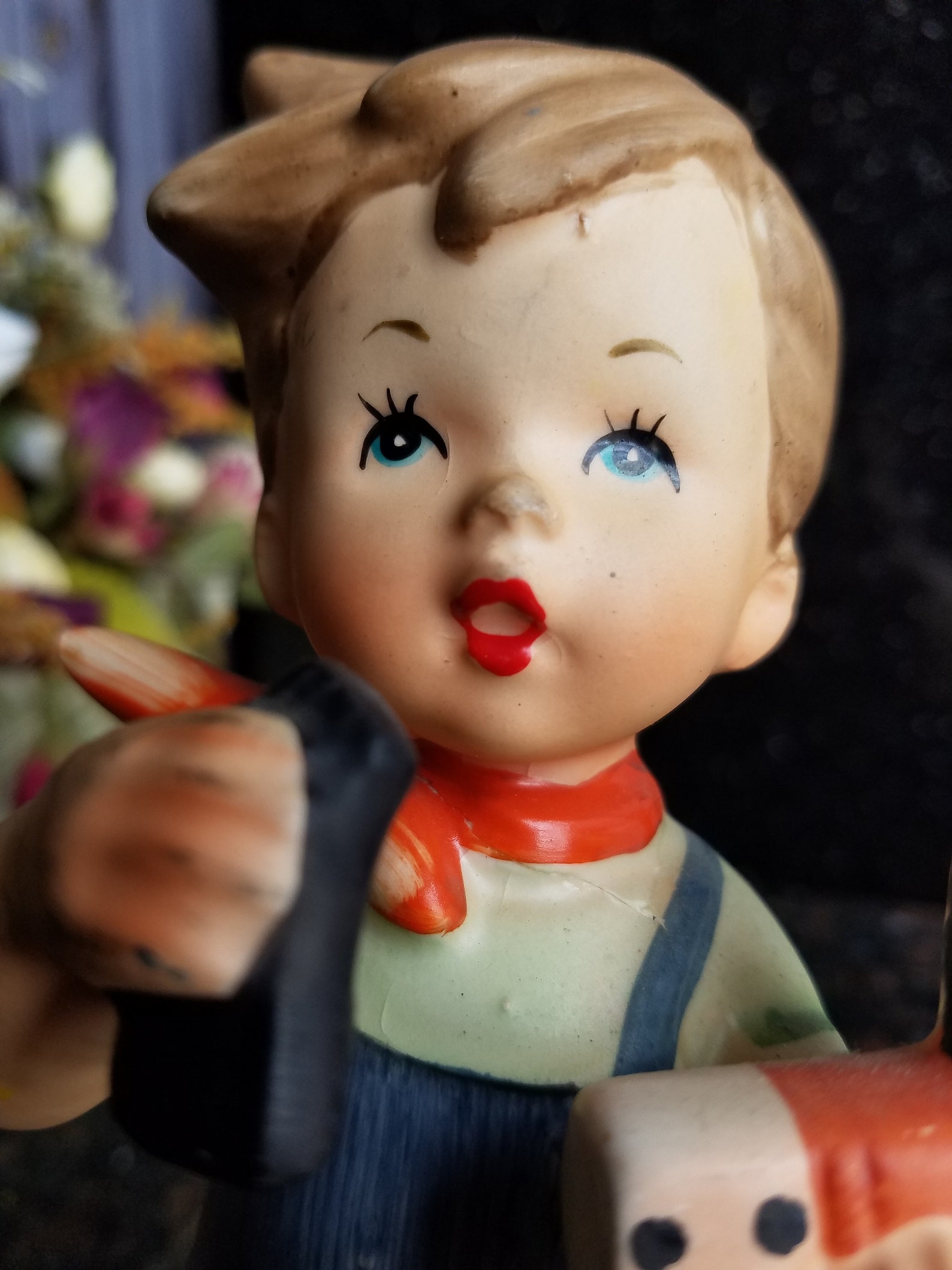 Erich Stauffer Collectible Boy and Girl Figurine Play Time - Etsy