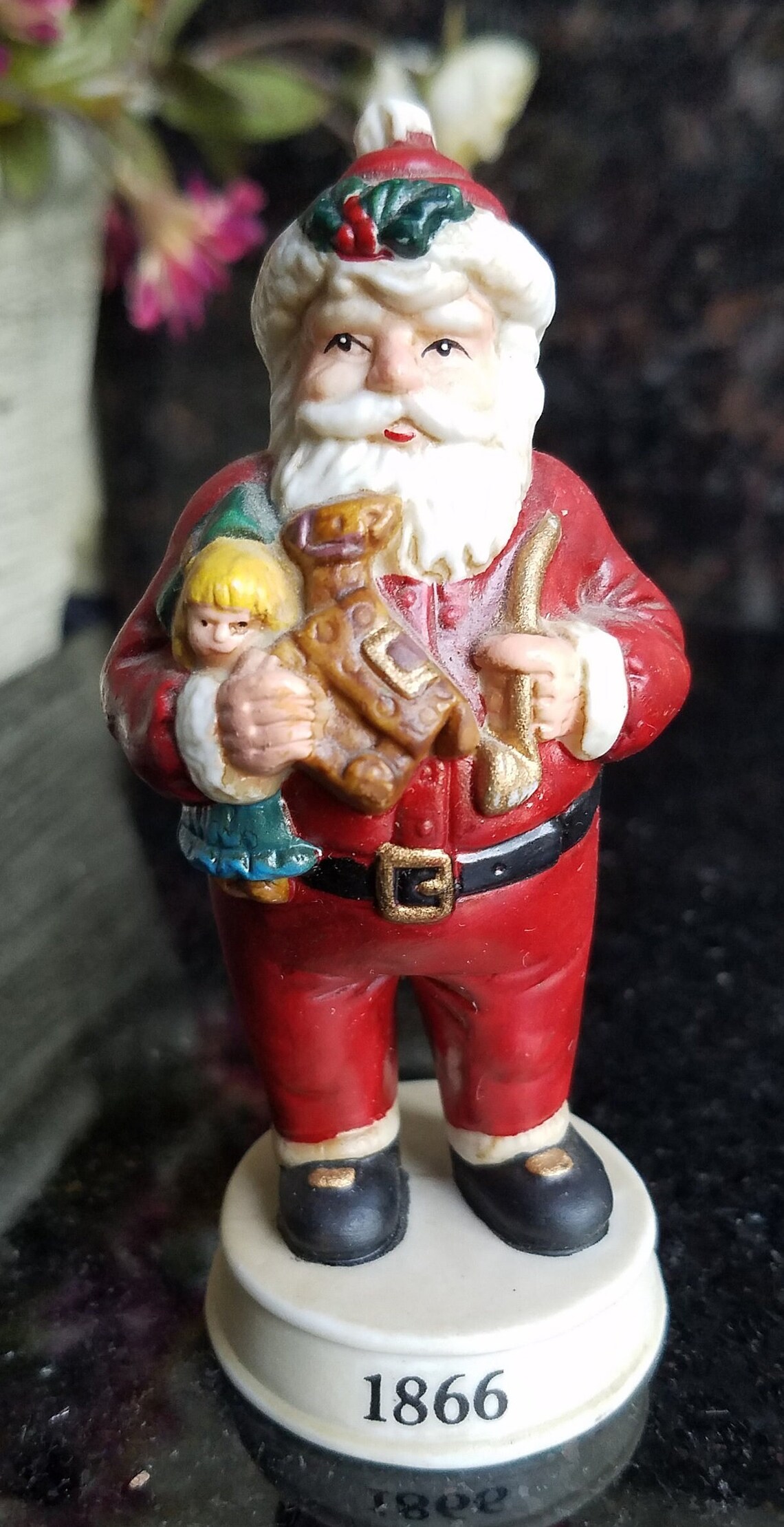 Russ Berrie Memories of Santa Reproduction Christmas Figurines - Lot of ...