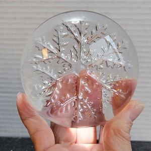Vintage Crystal Snowflake Paperweight - 3.5"d - Etsy